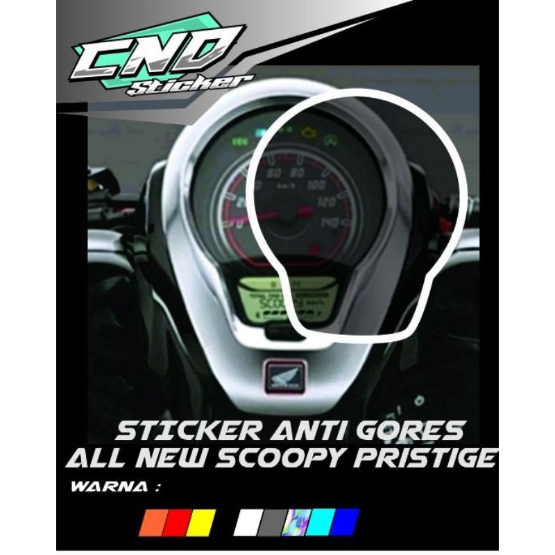 Jual Stiker Speedometer AntiGores Scoopy New All Prestige | Shopee ...