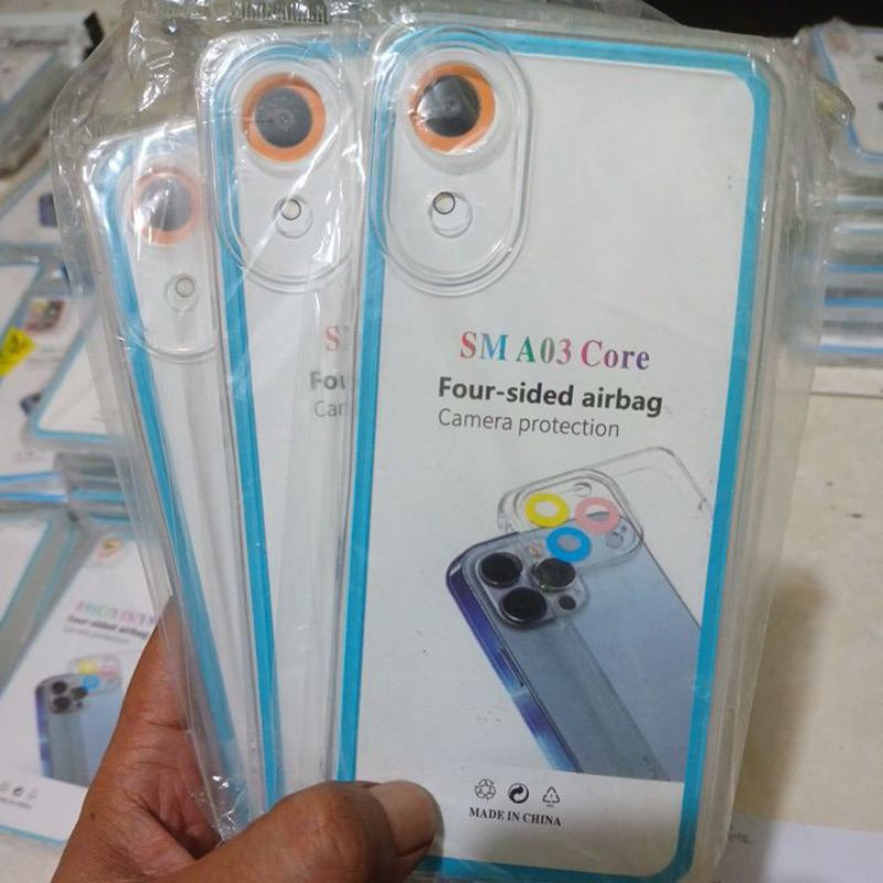 Jual Cace Cassing SAMSUNG A03 CORE Casing Bening Transparan + Pelindung ...