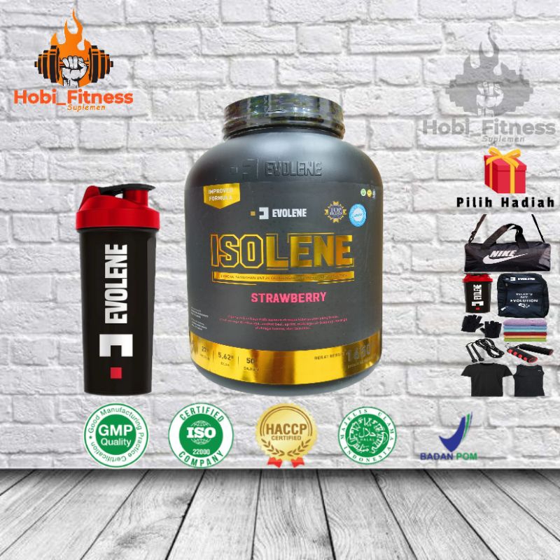 Jual ISOLENE 50sachet Whey Isolate Evolene Suplemen Fitness | Shopee ...