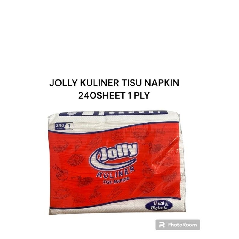 Jual TISU JOLLY KULINER NAPKIN 240SHEET 1PLY | Shopee Indonesia