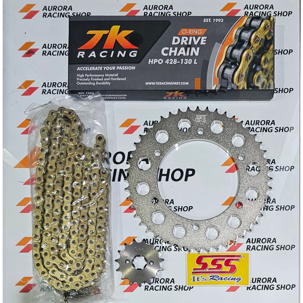 Jual GEAR SET SSS R15 V3 / R15 V4 / R15M / VIXION R / MT15 / XSR 155 & RANTAI TK O RING 428 HPO ...