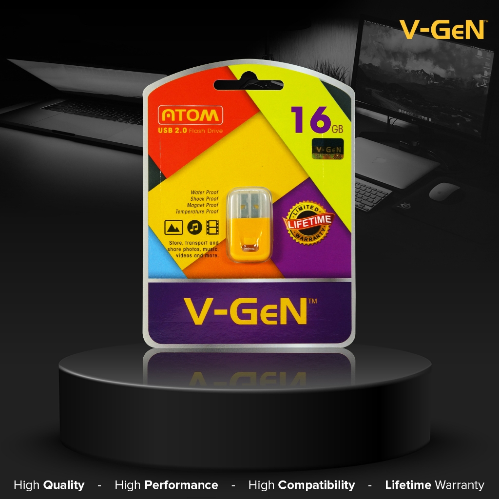 Jual V-GeN USB Flashdisk 16GB ATOM Water Proof | Flash Disk | Flash ...