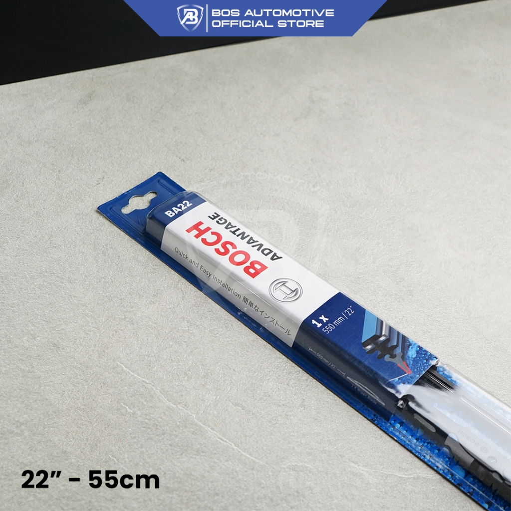 Jual Wiper Blade Bosch Advantage / Besi / Kipas Kaca Depan Mobil / Frame Hook 14" 16" 17" 18" 19 ...