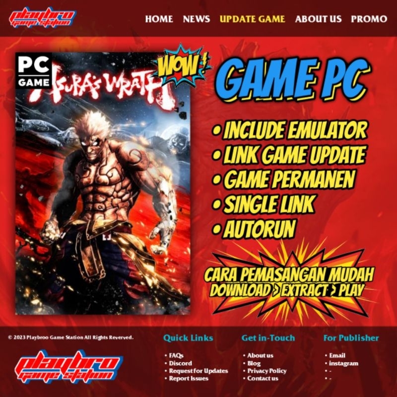 Jual Asura's Wrath - Game PC/Laptop (Download to Play Bro!) | Shopee ...