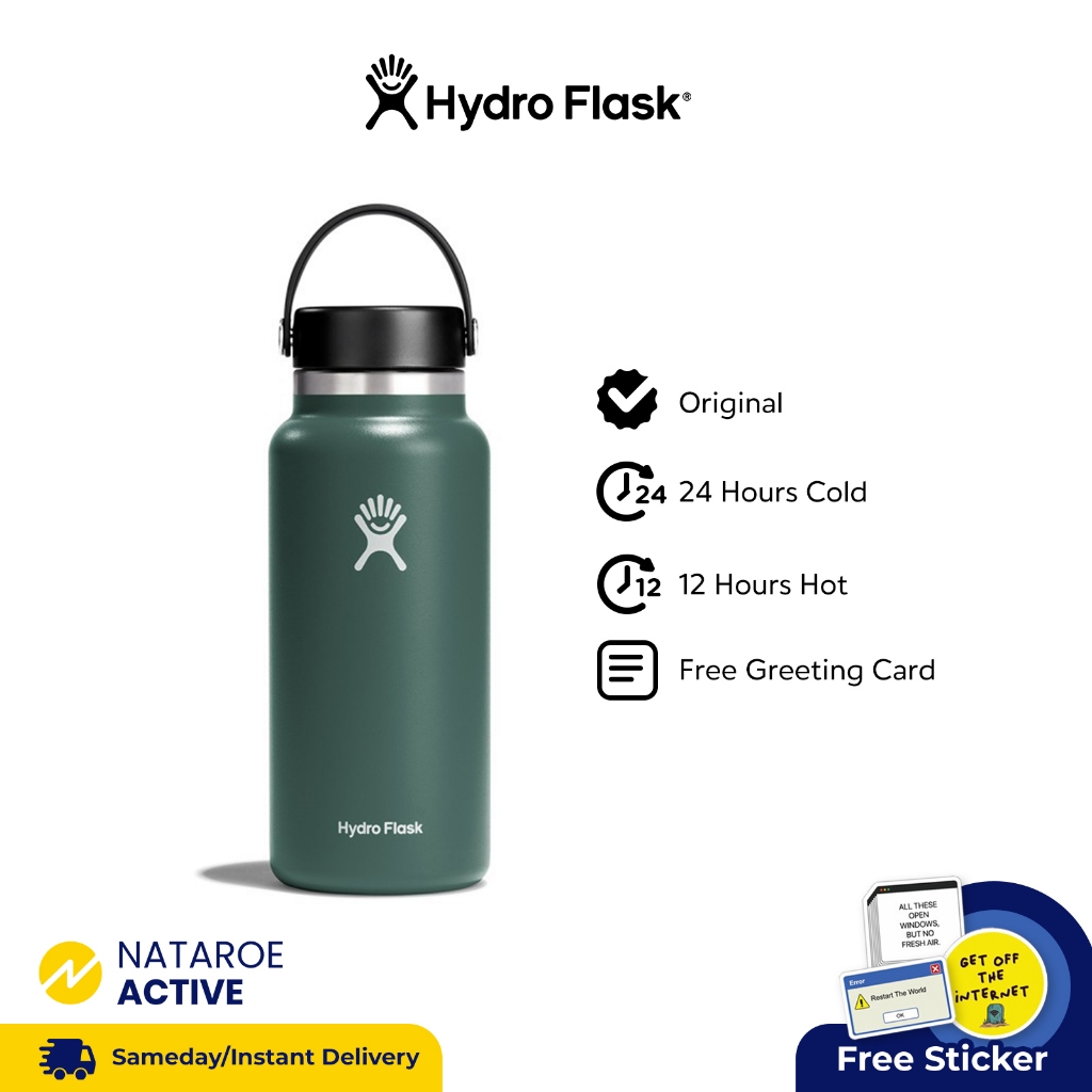Jual Hydro Flask Tumbler 32oz Wide Mouth Flex Cap - Fir | Shopee Indonesia