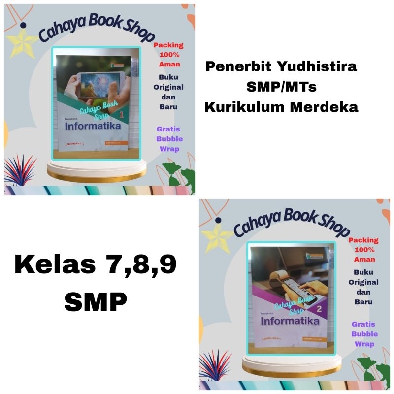 Jual Buku Informatika Kelas 7,8,9 SMP Kurikulum Merdeka Yudhistira | Shopee Indonesia