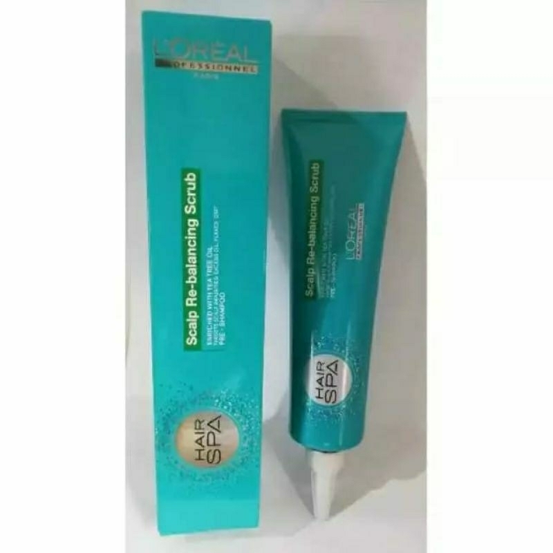 Jual Loreal hair spa scalp re-balancing scrub ( hair spa ice scrub ...