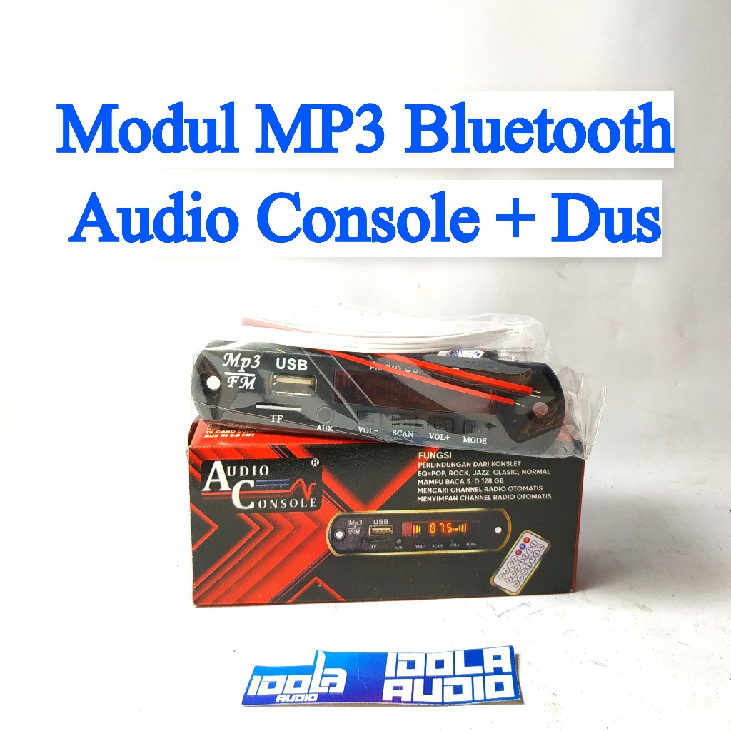 Jual Modul MP3 Bluetooth Audio Console + Dus | MP3 Bluetooth Dengan Dus ...