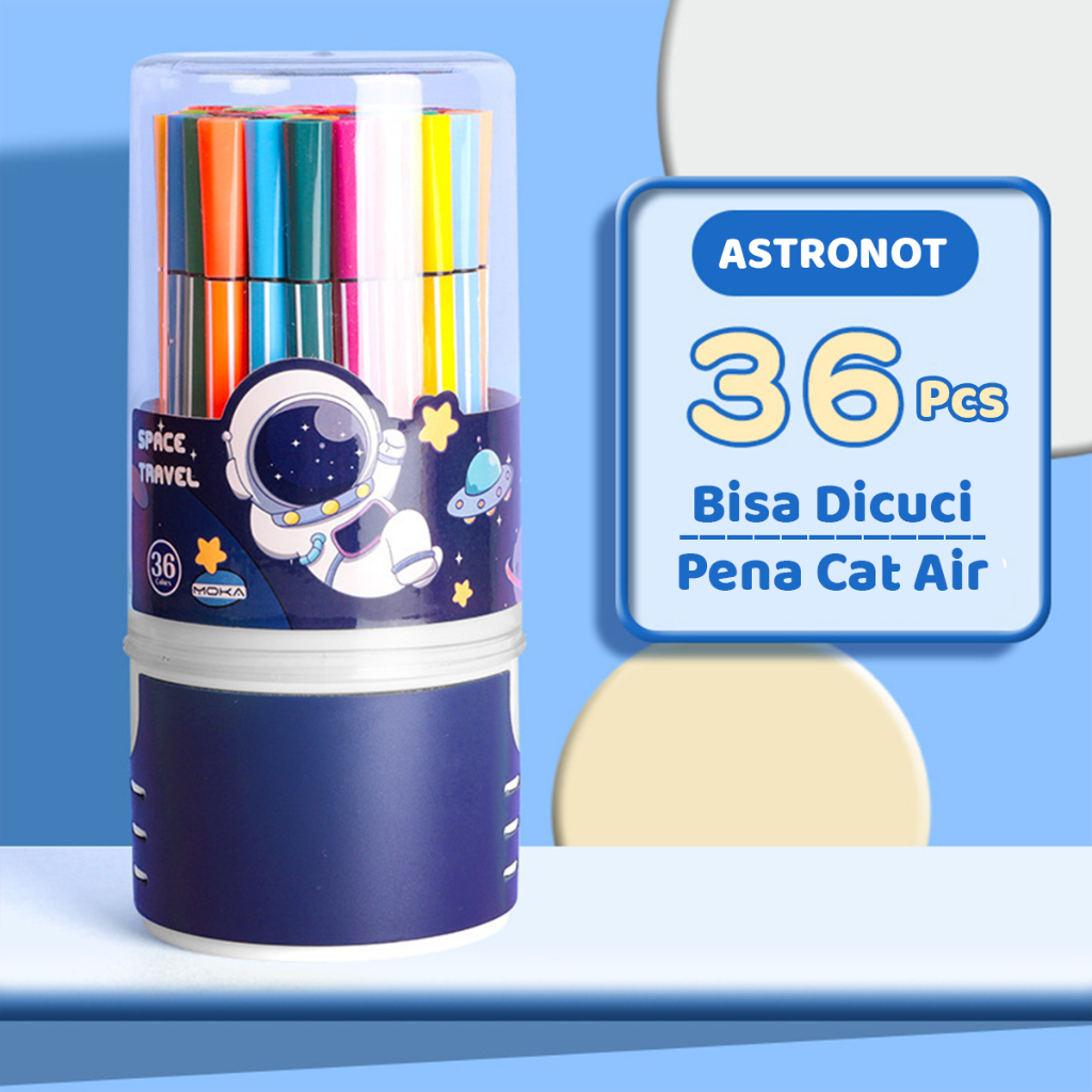 Jual [READY] Aimilo Spidol Warna Warni 1 Set Hexagonal Watercolor ...