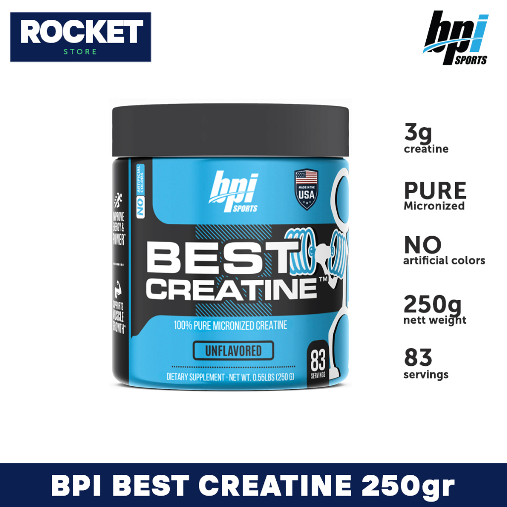 Jual BPI Sports Best Creatine Monohydrate Micronized 250 gram | Shopee ...