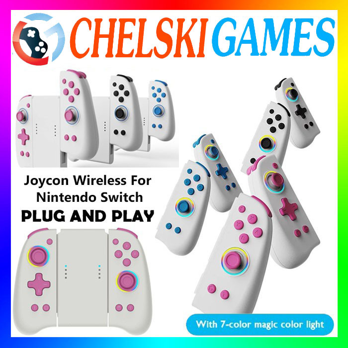 Jual Joycon Controller Wireless with Led Light Rgb for Nintendo Switch ...