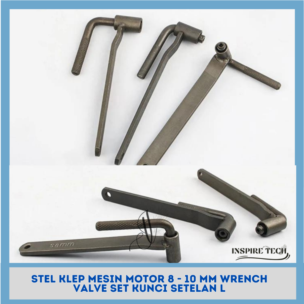 Jual STEL KLEP MESIN MOTOR WRENCH VALVE SET KUNCI SETELAN L 8 - 10 MM ...