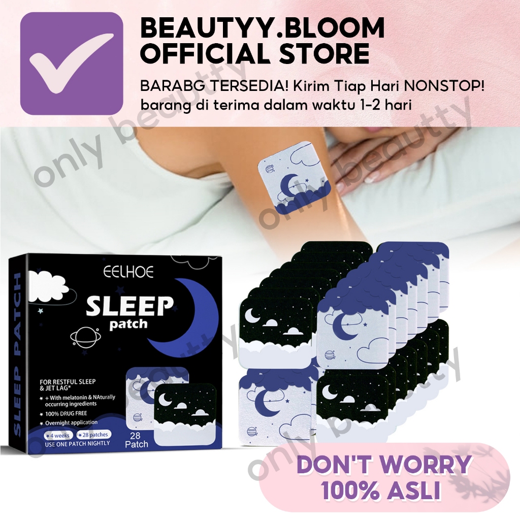 Jual EELHOE Sleep Patch 28pcs Sleep Aid Patch Relieve Insomnia Dysphoria Improve Sleep Improve ...