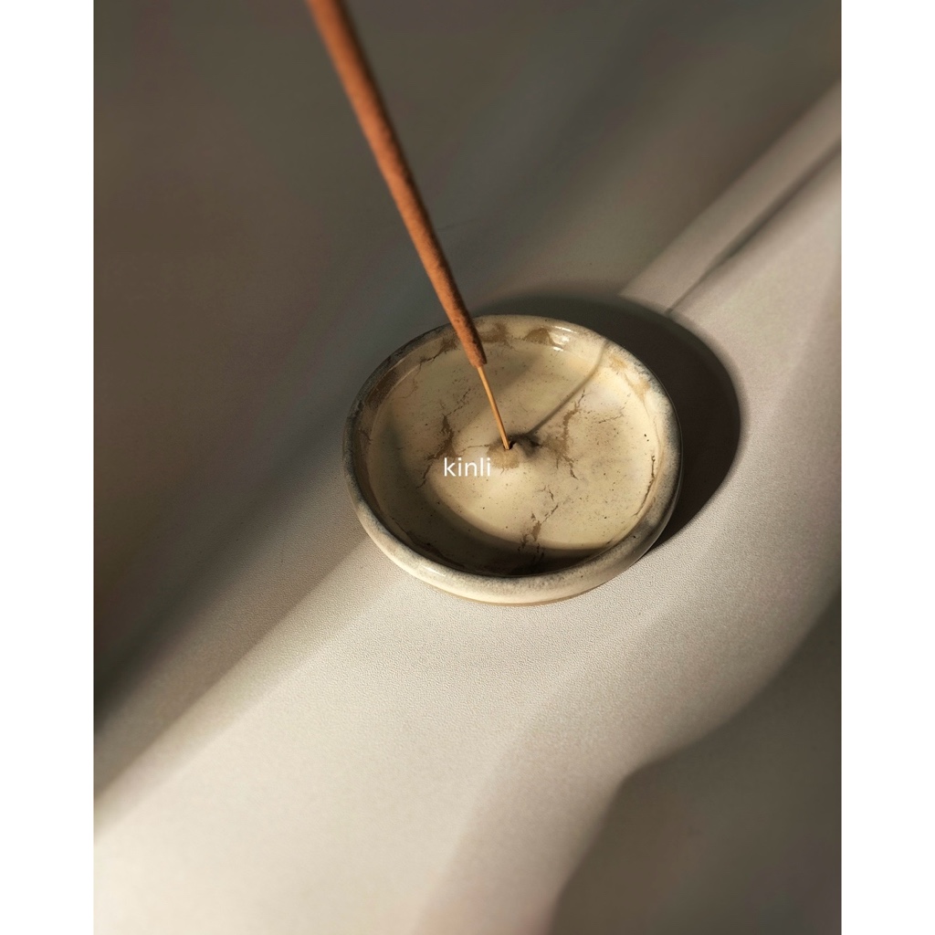 Jual kalea incense stick holder handmade ceramic tempat dupa stik ...