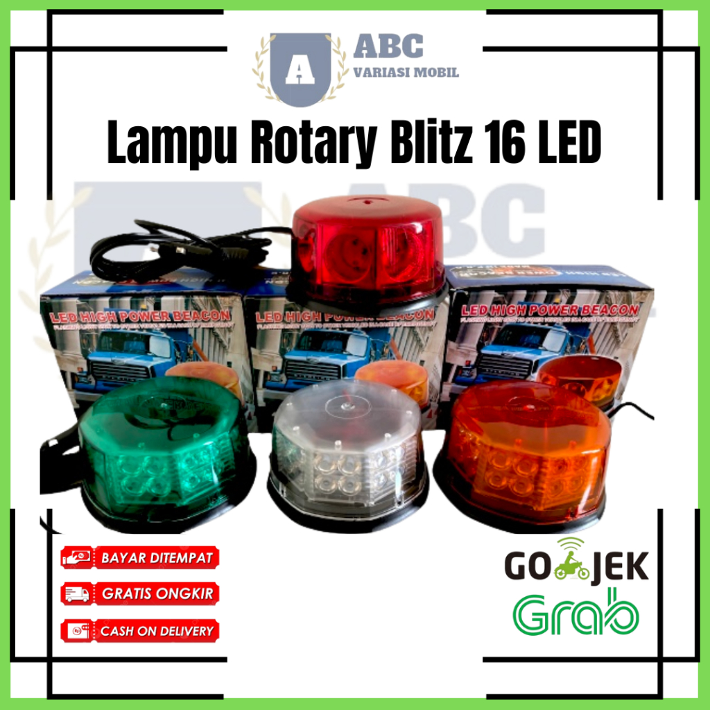Jual Lampu Led Rotary Rotari Blitz Warning Light Variasi Mobil Ambulan ...