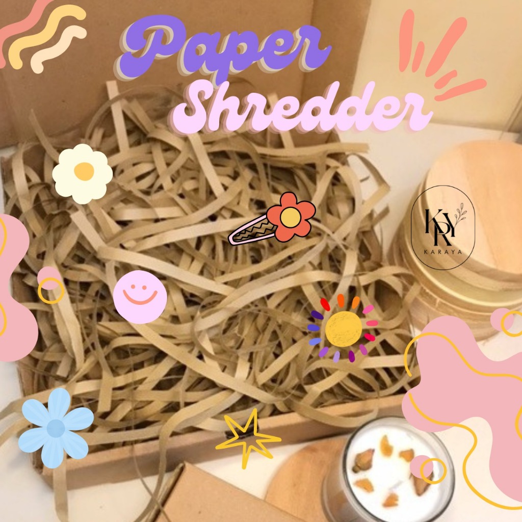 Jual SHREDDED PAPER / KERTAS CACAH SERUT KAWUL / ISI GIFT BOX / KERTAS ...