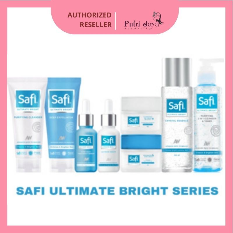 Jual SAFI ULTIMATE BRIGHT SERIES//Day,Night, cleanser, toner, serum,dll | Shopee Indonesia