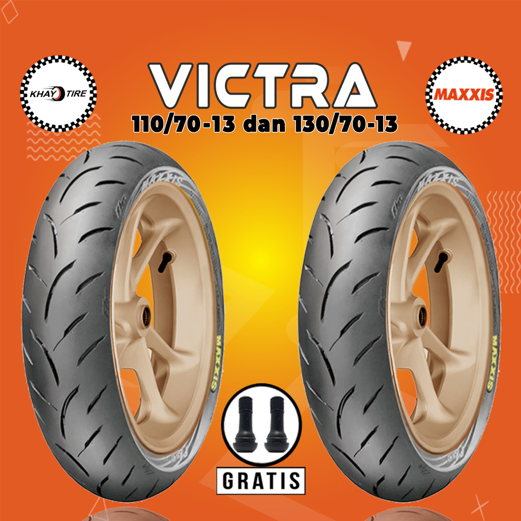 Jual Paket Ban Motor YAMAHA NMAX MAXXIS VICTRA 110/70-13 + 130/70-13 ...