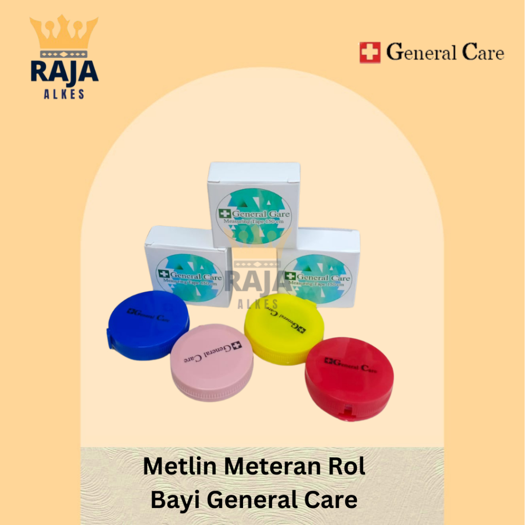 Jual Meteran Rol Bayi General Care Metlin Baby Measuring Head Meteran ...