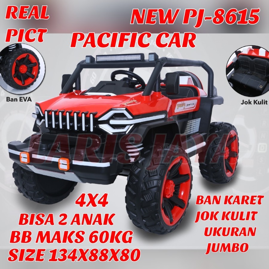 Jual Mobilan aki jeep offroad 4x4 super besar ban karet , mobil mainan ...