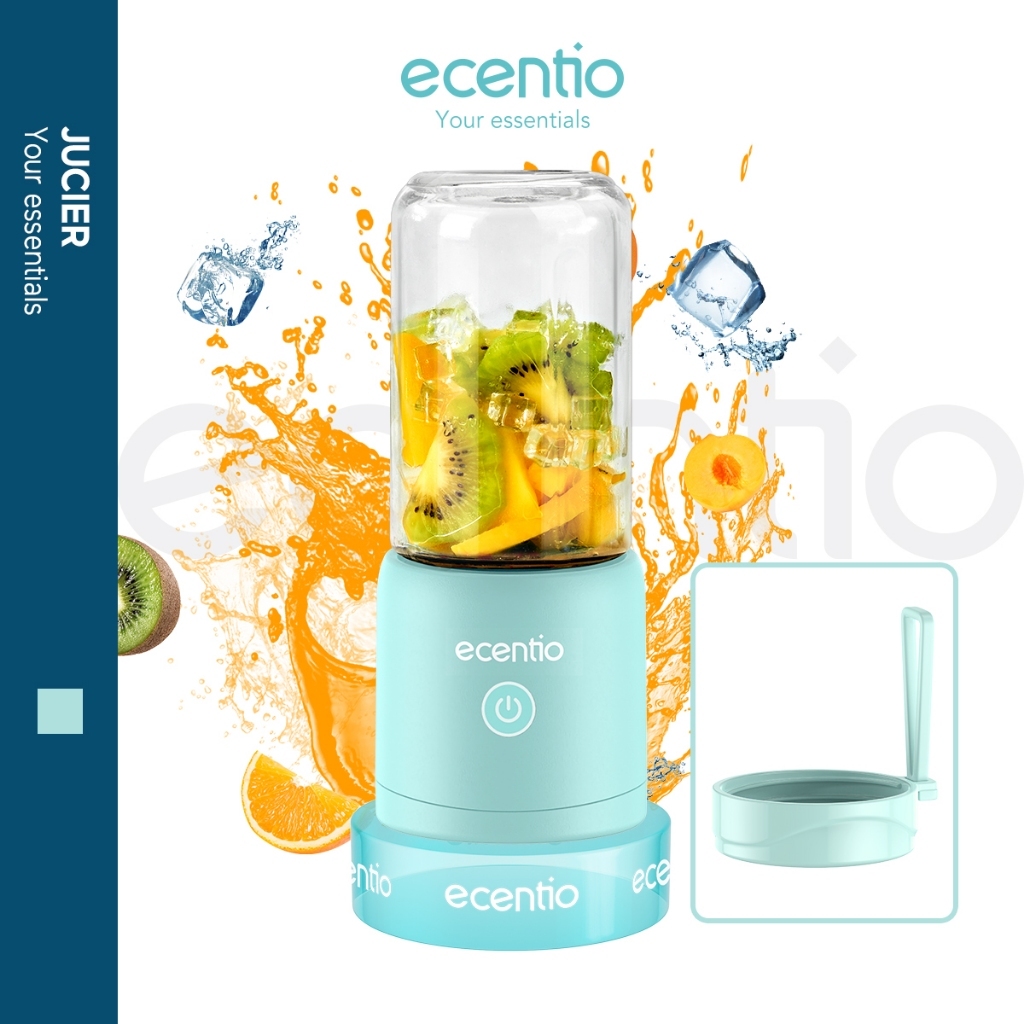 Jual ecentio Kaca blender Portable 6 / 8 mata pisau Juicer cup 380/380+380/410ml Usb jus ...