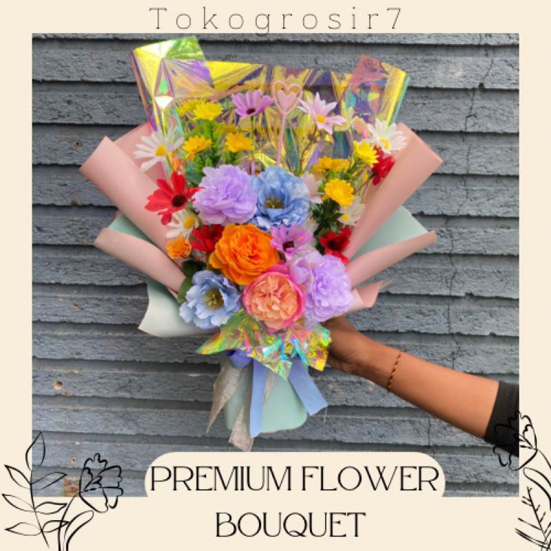 Jual PREMIUM FLOWER BOUQUET BUKET BUNGA PERNIKAHAN / BUKET WISUDA ...