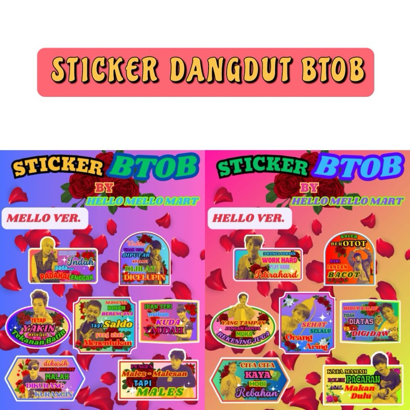 Jual Sticker Dangdut BTOB | Shopee Indonesia