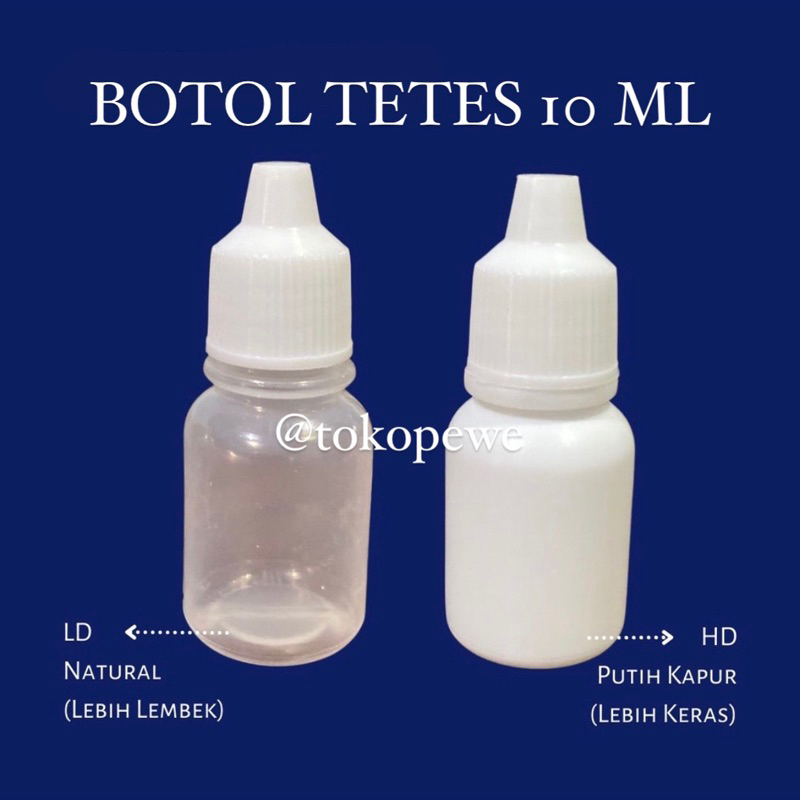 Jual Botol tetes 10 ml 10ml botol tetes 10 cc obat mata botol pewarna ...