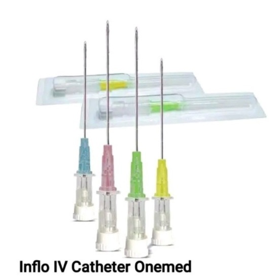 Jual INFLO Plus IV Catheter ONEMED 𝟏𝟖𝐆/𝟐𝟎𝐆/𝟐𝟐𝐆/𝟐𝟒𝐆 - Aboket Jarum Untuk ...