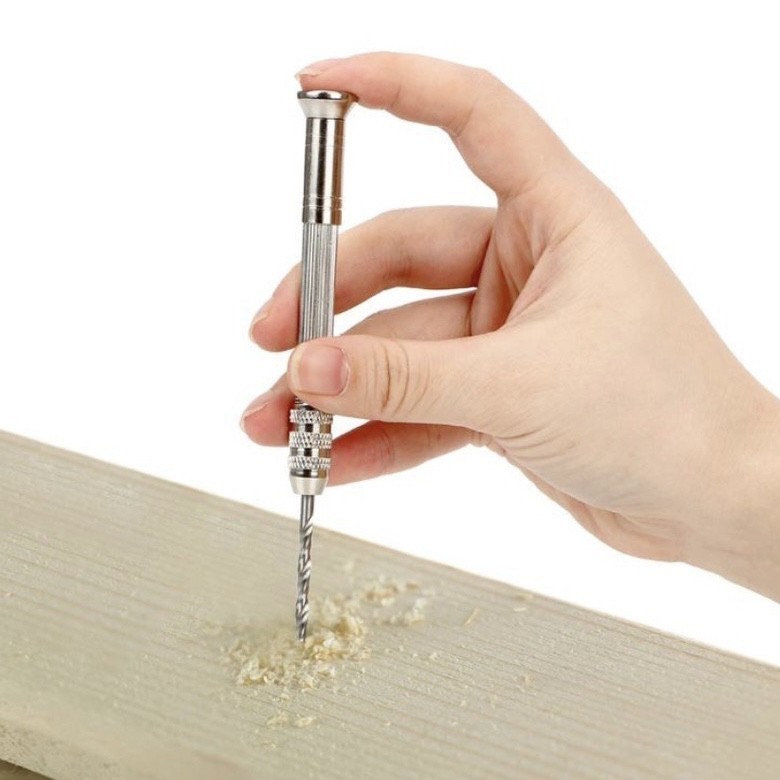 Jual Bor Set Tangan Manual 10 Mata Bor 3mm HSS Twist Drill Alat Bor ...