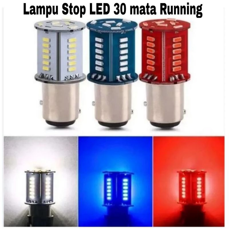 Jual Lampu Stop Led 30 mata Running 12Volt DC/Lampu Led Stop Running ...