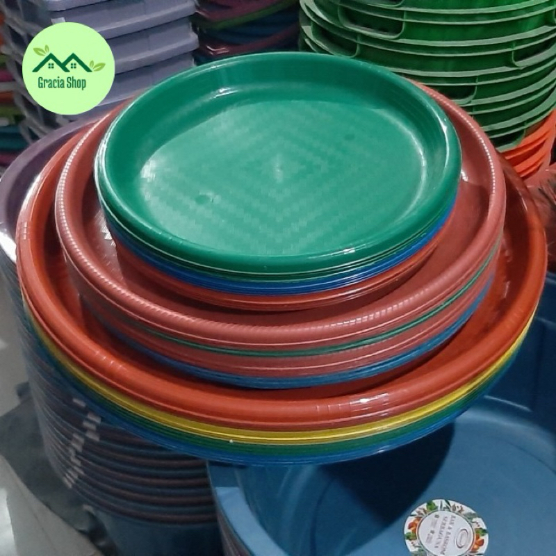 Jual Tampah Plastik Besar Jumbo 40 cm, 50 cm, 61 cm / Nampan Tumpeng ...