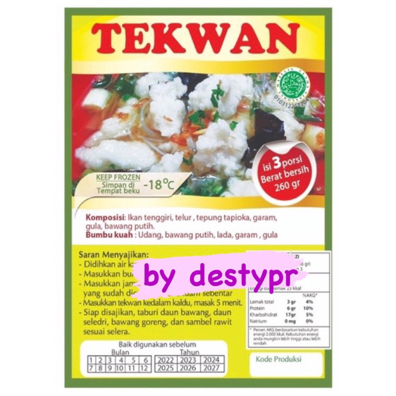 Jual TEKWAN IKAN INSTAN FROZEN ASLI PALEMBANG | Shopee Indonesia