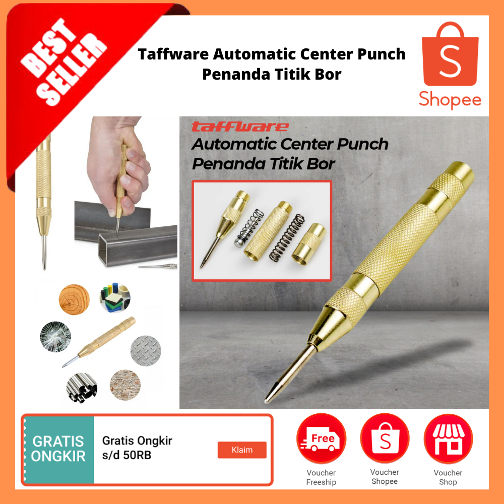 Jual Automatic Center Punch Penanda Titik Bor / Alat Mata Bor Pelubang ...