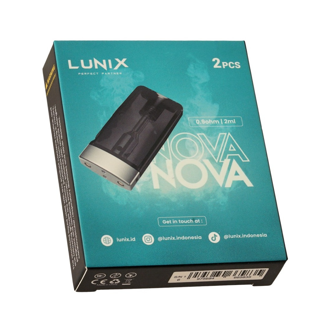 Jual Cartridge Catridge Lunix Nova Pod 0.9 Ohm 2ML Authentic By Lunix ...
