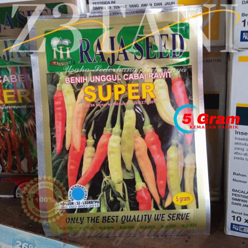Jual SUPER 5 Gram Benih Unggul Cabai Rawit Raja Seed | Shopee Indonesia
