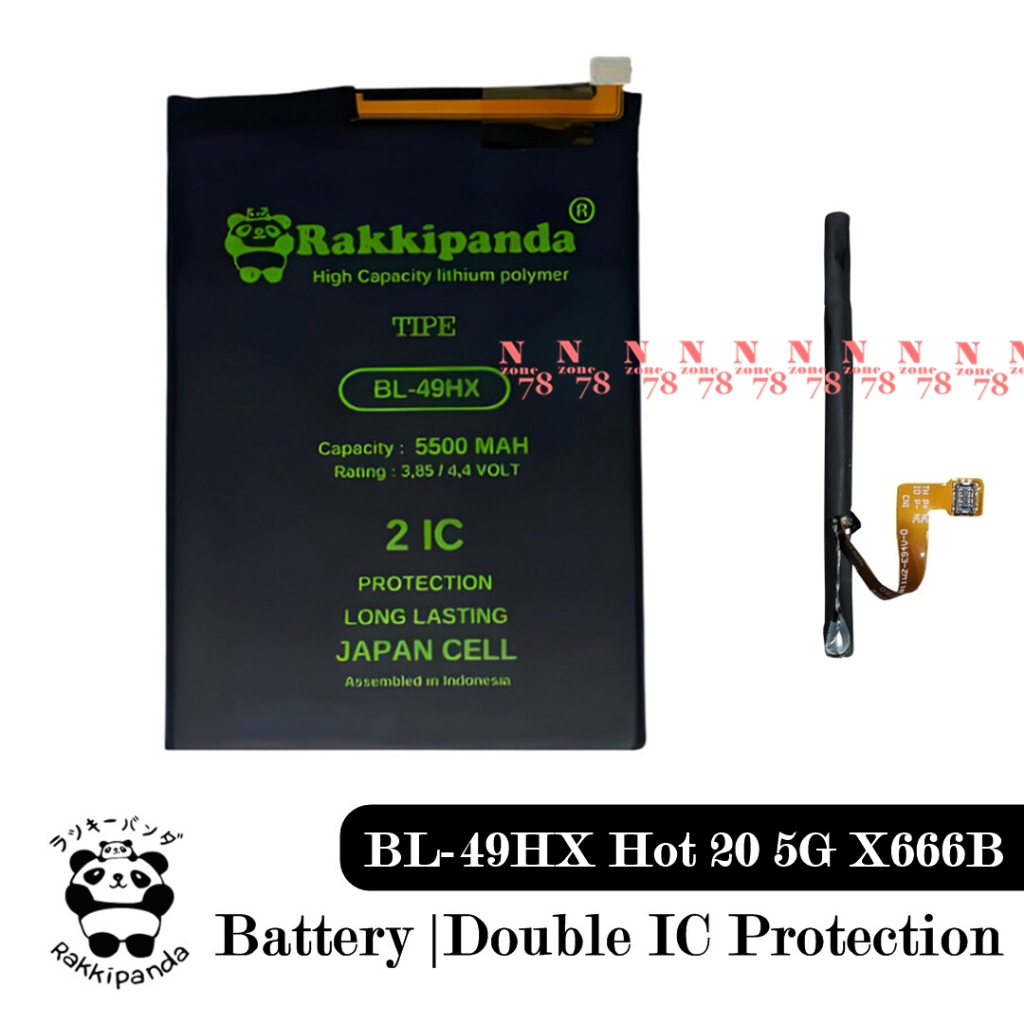 Jual Baterai Infinix Hot 20 5G X666B BL-49HX Double IC Protection ...