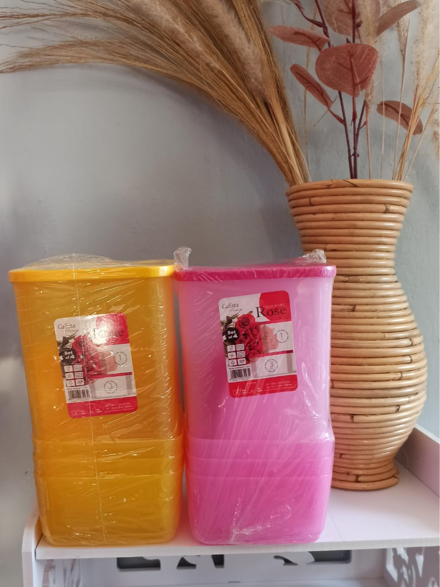 Jual Calista Set Toples Wadah Serbaguna (type ROSE) ; sealware plastik ...