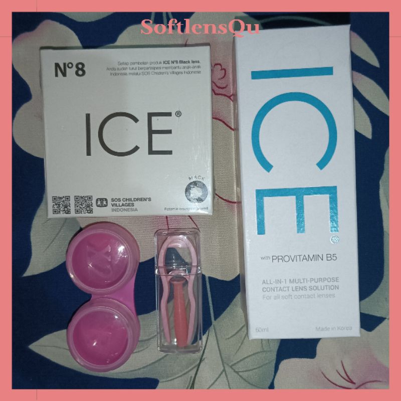 Jual Paket Softlens N8 Normal + Air Softlens ICE 60ml + Pinset ...