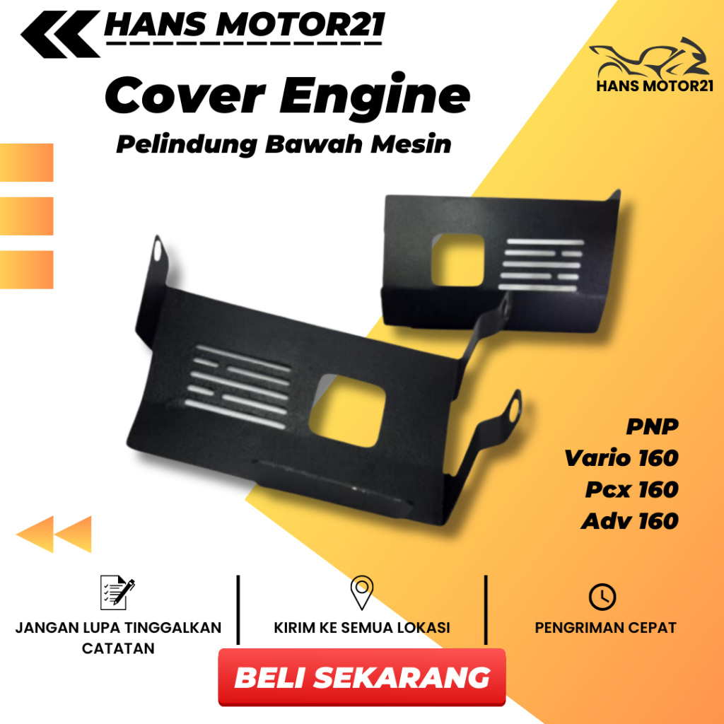 Jual COVER MESIN PELINDUNG MESIN COVER ENGINE VARIO 160 ADV 160 PCX 160 ...