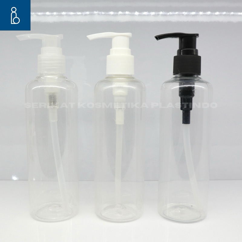 Jual BOTOL PET PUMP 250ML TUTUP PUMP NECK 24 / BOTOL PLASTIK PUMP 250ML ...