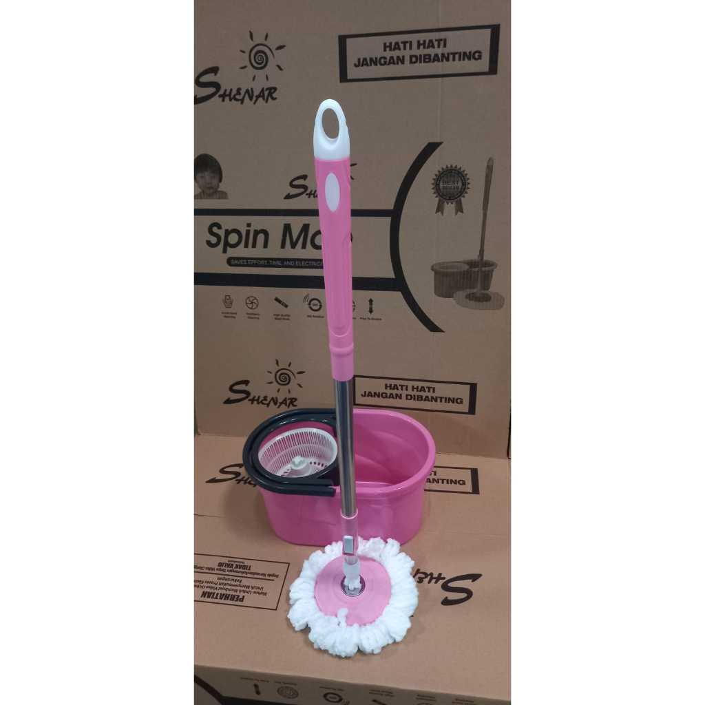 Jual Alat Pel Putar Alat Pembersih Lantai Spin Super Mop Alat Pel ...
