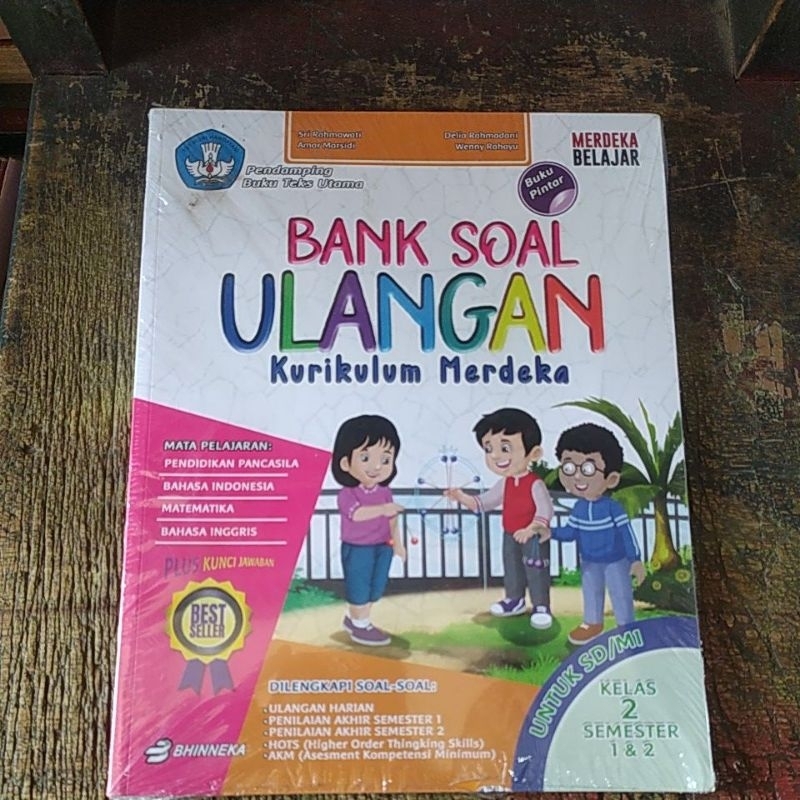 Jual BUKU BANK SOAL ULANGAN KURIKULUM MERDEKA UNTUK SD KELAS 2 (SEMESTER 1 DAN 2) ORIGINAL ...