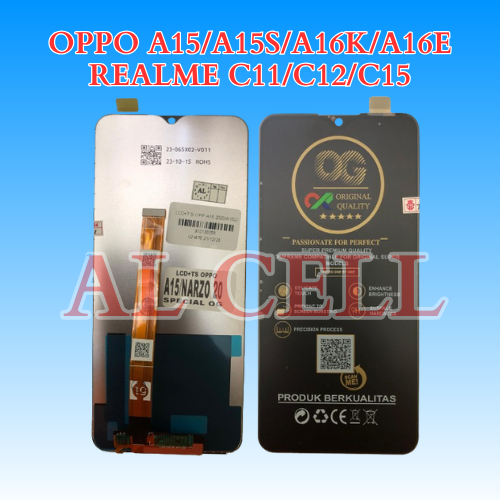 Jual LCD TOUCHSCREEN OPPO A15/A15S/A16K/A16E/ REALME C11/C12/C15 OG | Shopee Indonesia