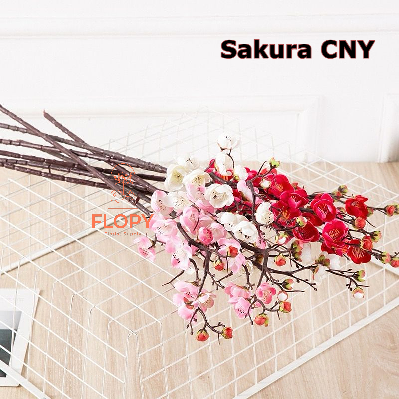 Jual [1 Tangkai] Bunga Sakura CNY Artificial / Bunga Sakura Cherry ...