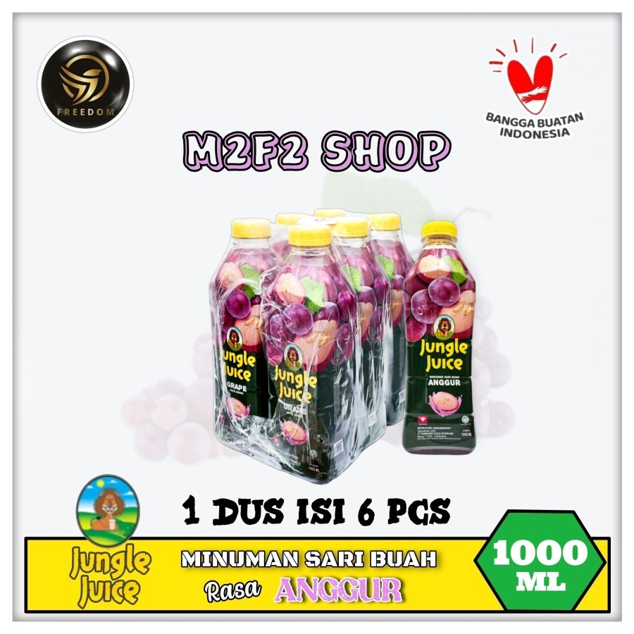 Jual Diamond Jungle Juice Grape | Jus Anggur Botol Pet - 1000 ml | 1 ...