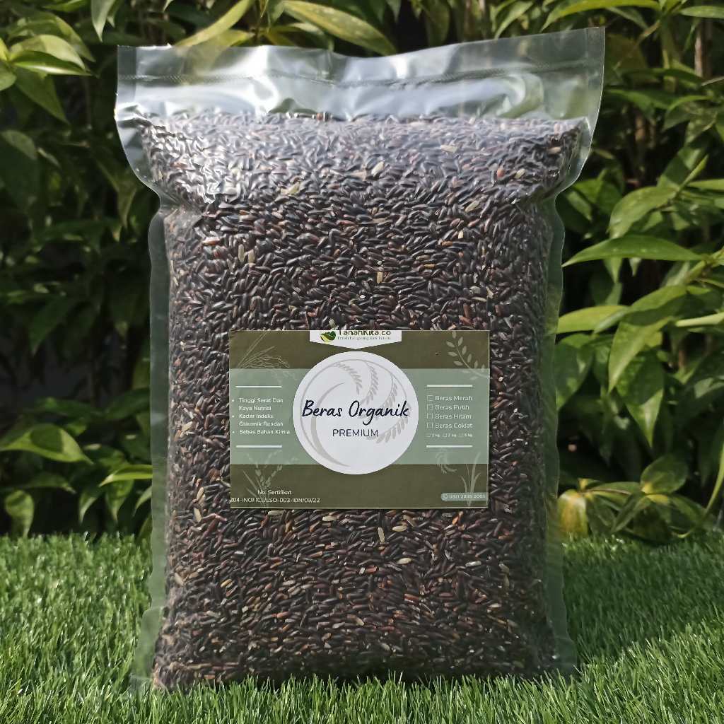 Jual Beras Hitam Organik Tinggi Serat Fresh langsung dari Petani | 2 kg ...