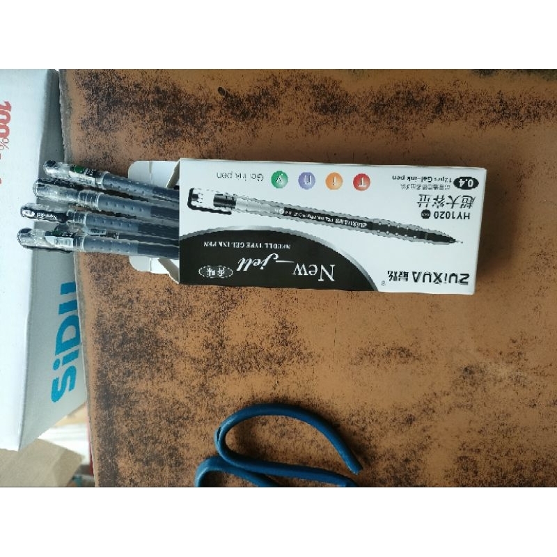Jual pulpen bolpen ballpoint pen gel zui xua 0.44 mm apple apel satuan ...