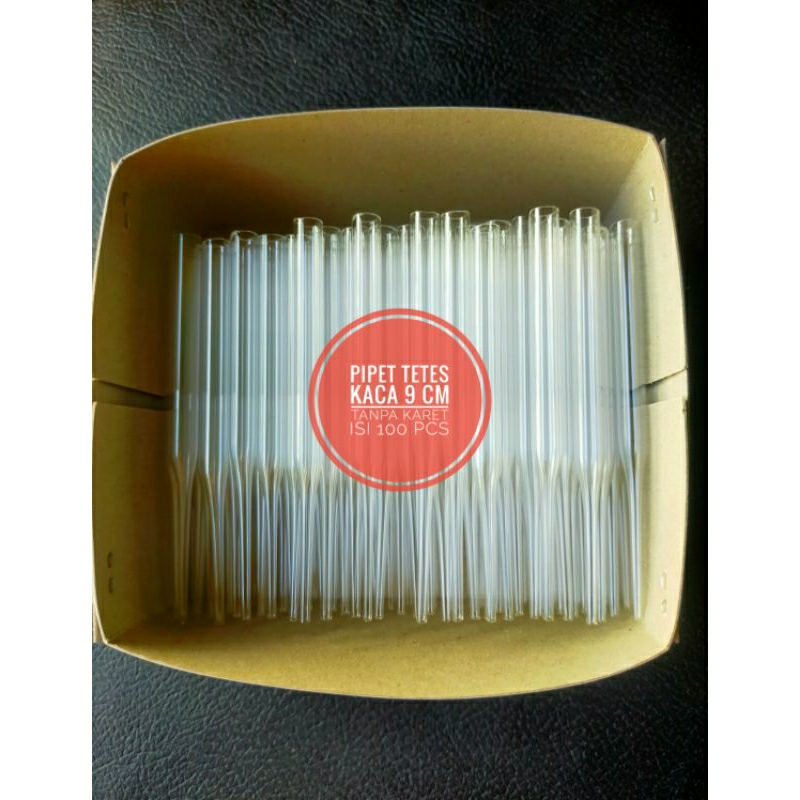 Jual PIPET KACA ONLY 9cm / pipet tetes tanpa karet | Shopee Indonesia