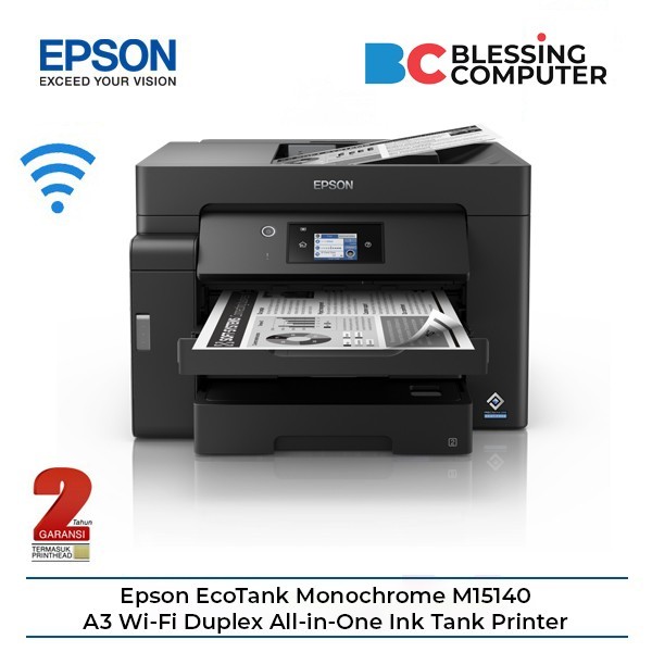 Jual Printer EPSON M15140 EcoTank Monochrome A3 Wi-Fi Duplex AIO Ink ...